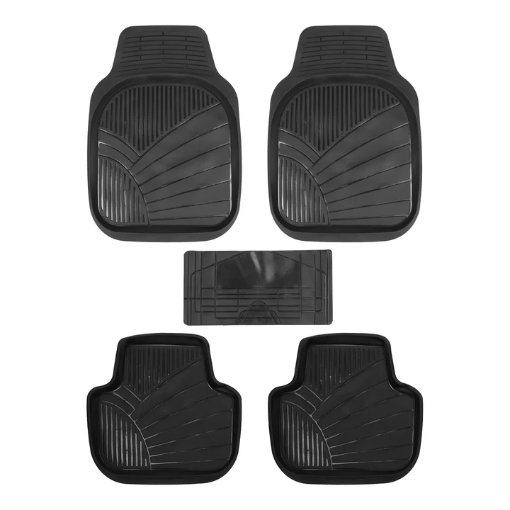 Buy 5G Black PVC Rubber Floor Mats at hooter.in
